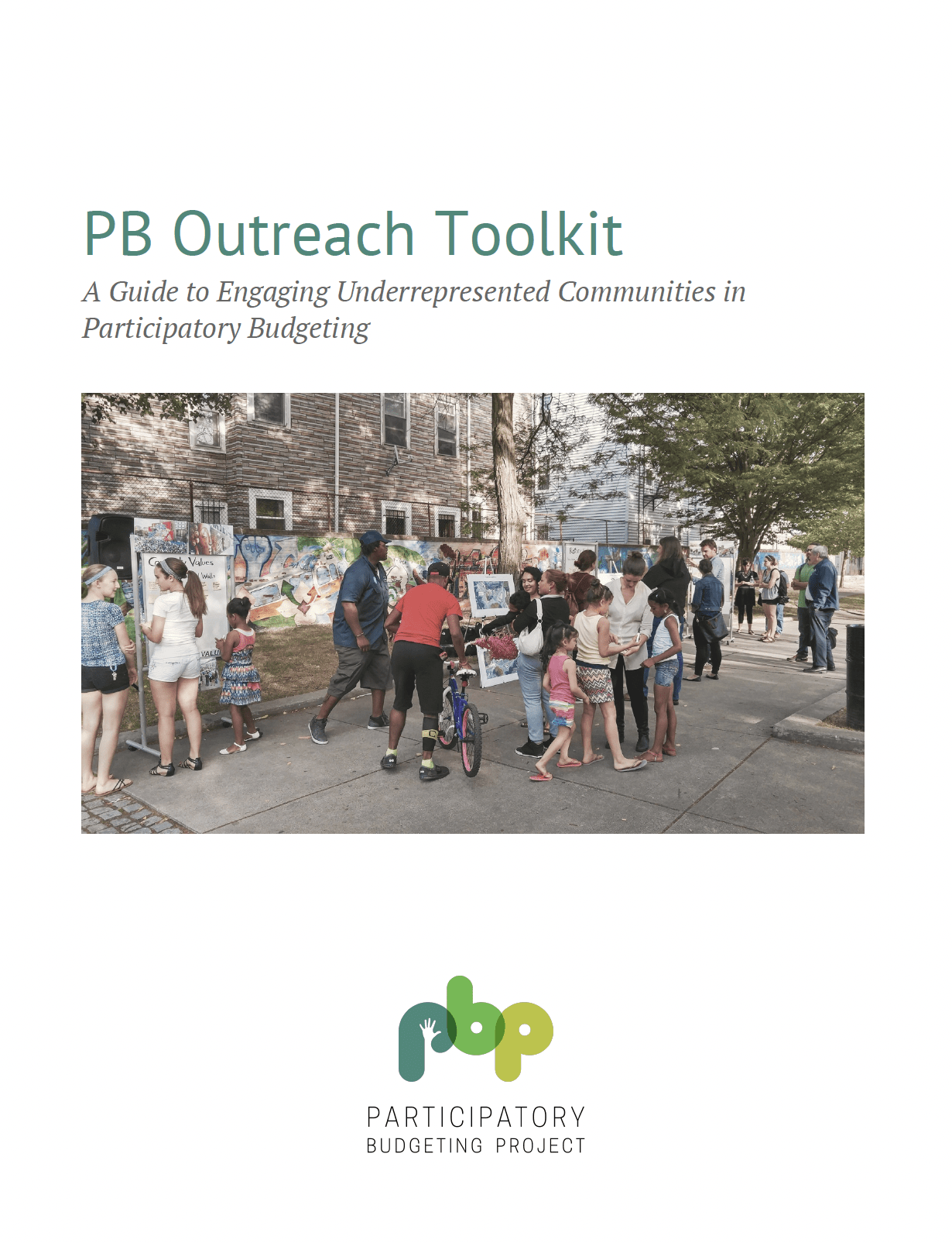 Outreach Toolkit - Participatory Budgeting Project
